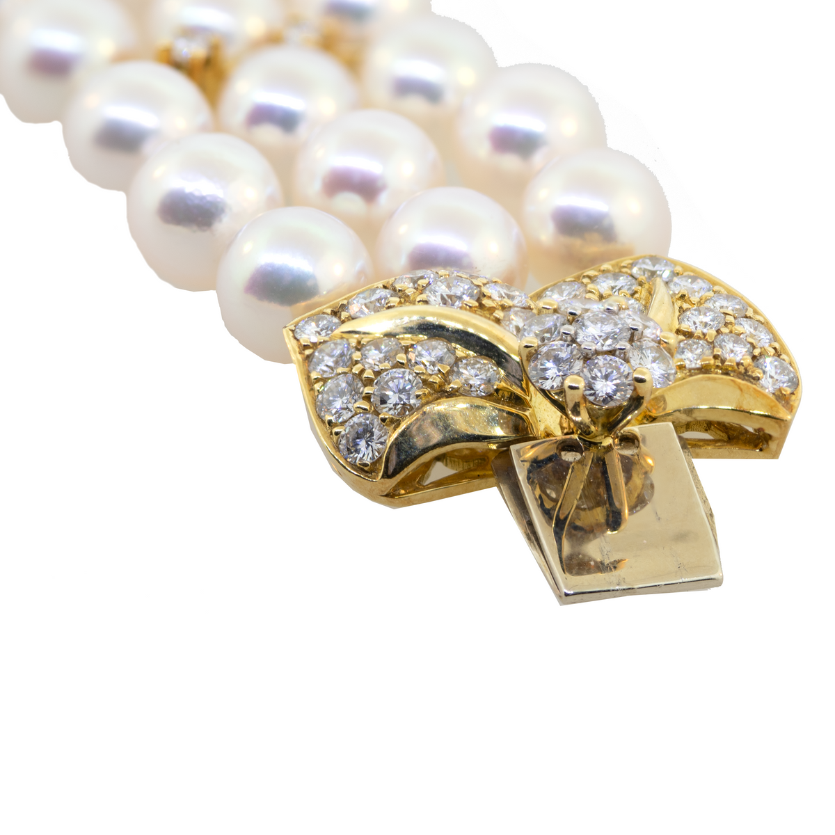 Mikimoto 3-Row Pearl Bracelet – Jon Paul Inc